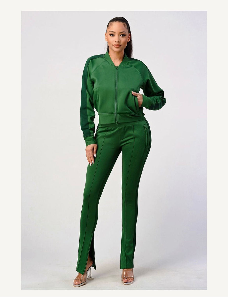 Emerald Tracksuit – PNK Boutique